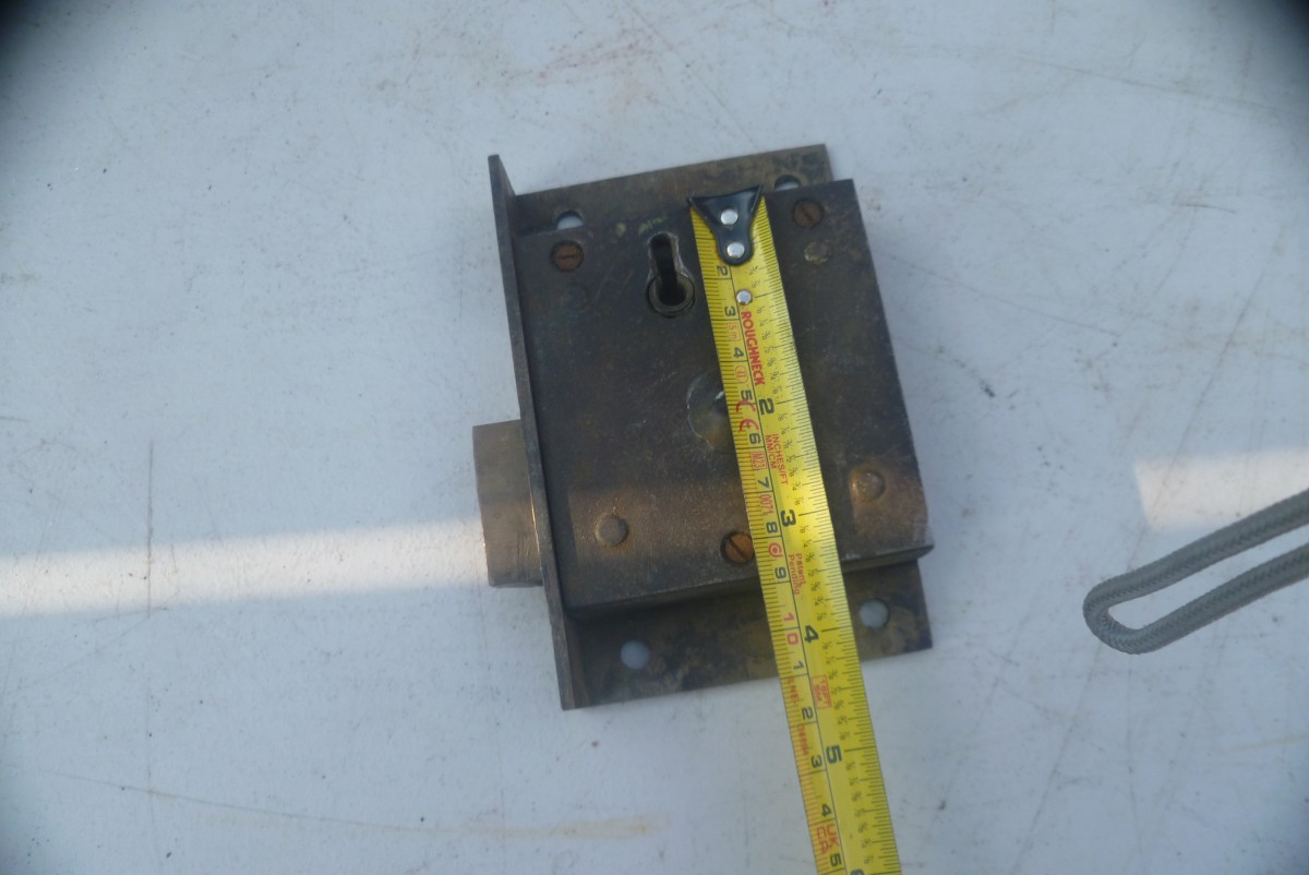 Antique & Reclaimed Letter box post box Door letter box Mortice lock ...