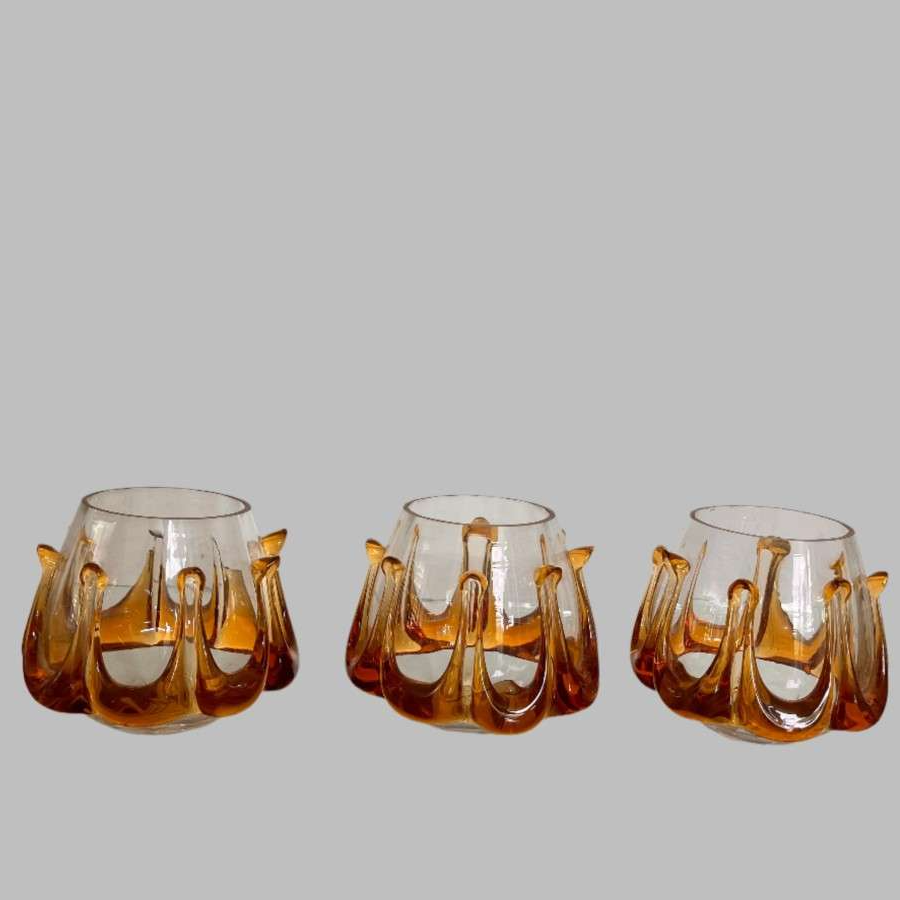 Antique & Reclaimed 2 Vintage Mid Century Murano Glass Drip Light Shade ...