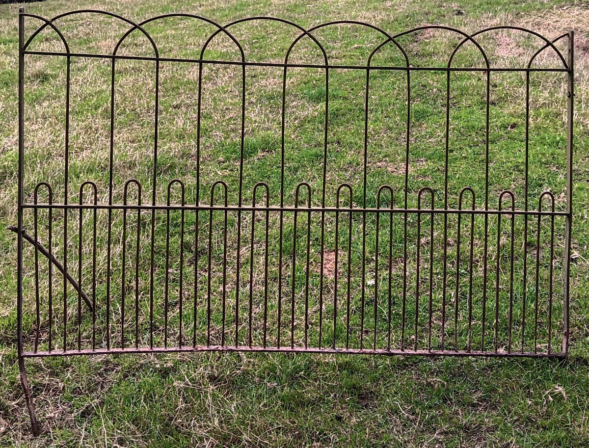 Antique & Reclaimed Georgian wrought iron railing- SalvoWEB UK