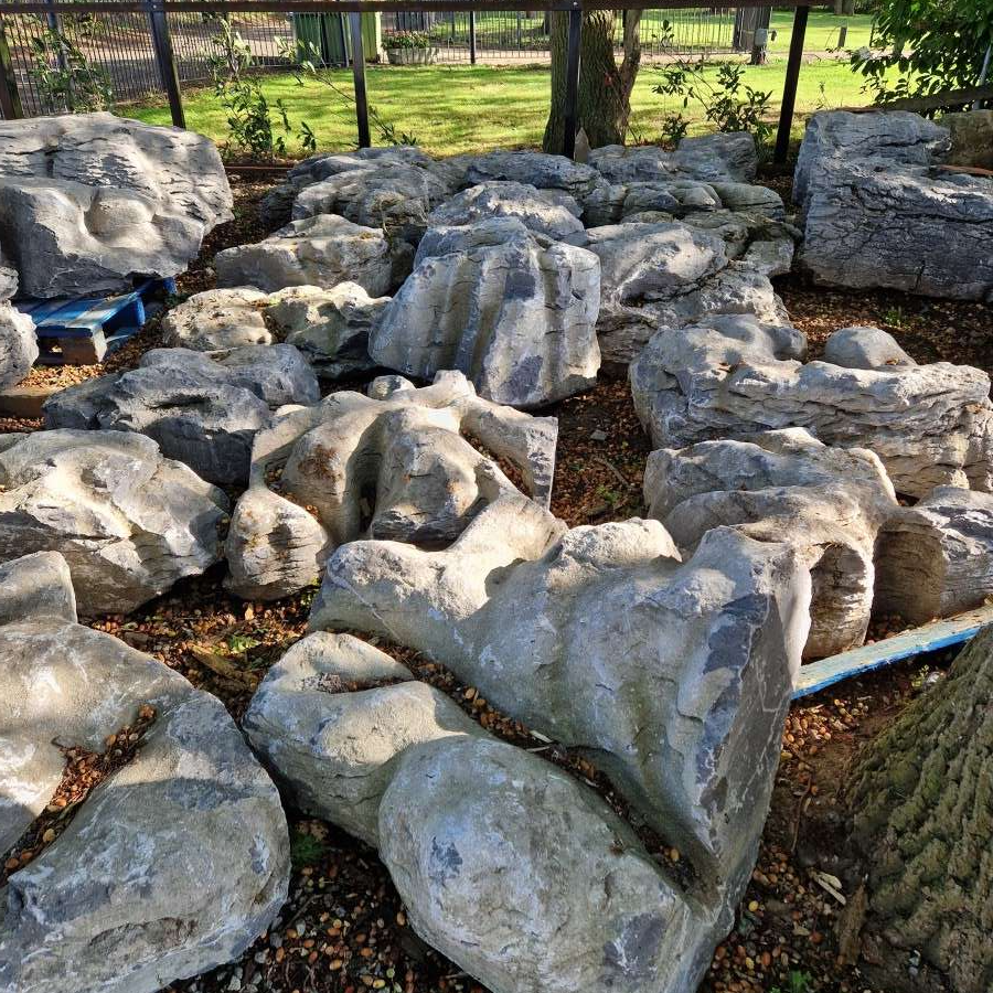 Antique & Reclaimed Reclaimed water worn rockery stone- SalvoWEB UK