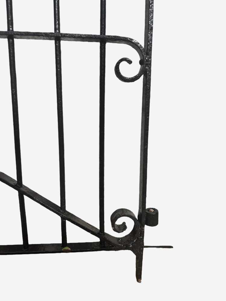Antique & Reclaimed Original Georgian Wrought Iron Gates - SalvoWEB UK