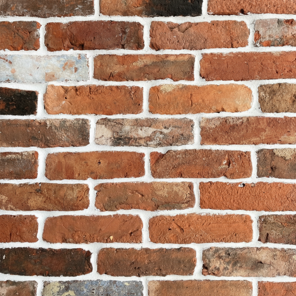 Antique & Reclaimed Reclaimed Farmhouse Blend Brick Slips - Cut From ...
