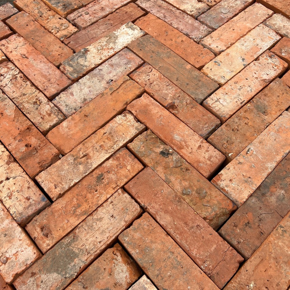 Antique & Reclaimed Reclaimed Narrow Clay Paving Bricks- SalvoWEB UK