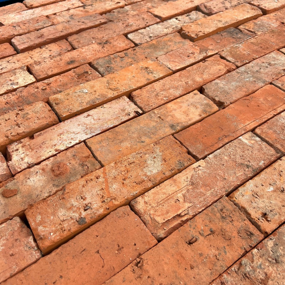 Antique & Reclaimed Reclaimed Narrow Clay Paving Bricks- SalvoWEB UK