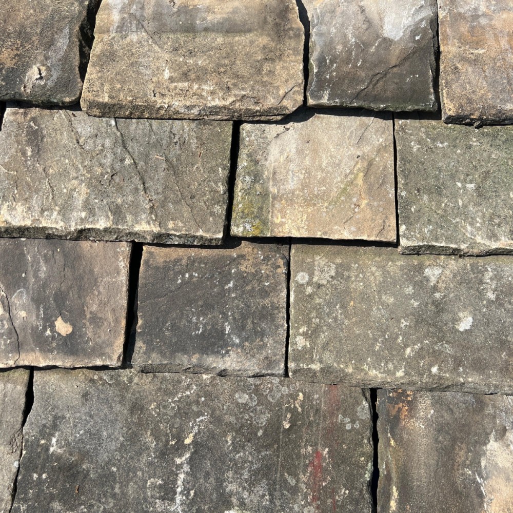 Antique & Reclaimed Reclaimed Yorkshire Stone Roof Tiles - Per Ton ...