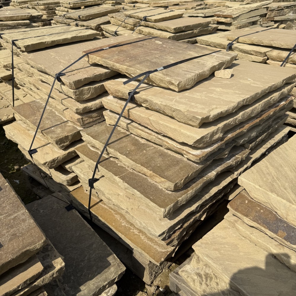New & Repro New: Yorkshire Stone Riven Paving Flags- SalvoWEB UK