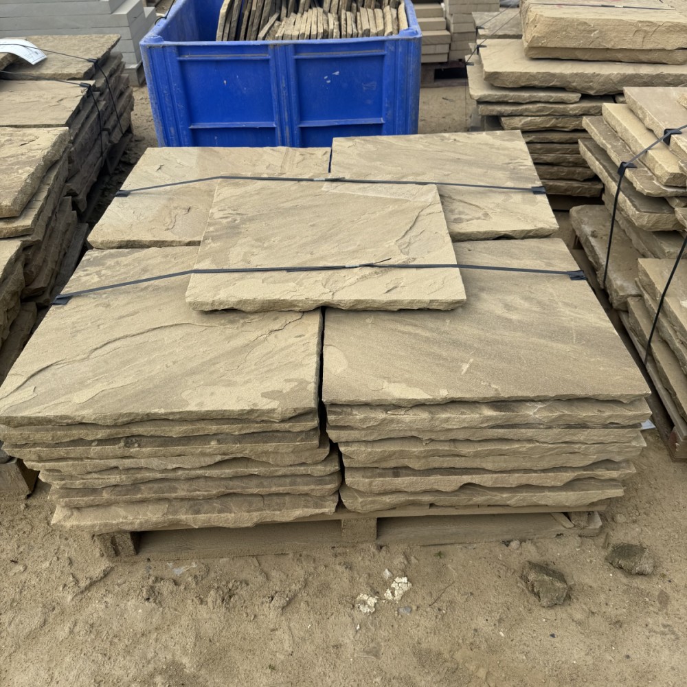 New & Repro New: Yorkshire Stone Riven Paving Flags- SalvoWEB UK