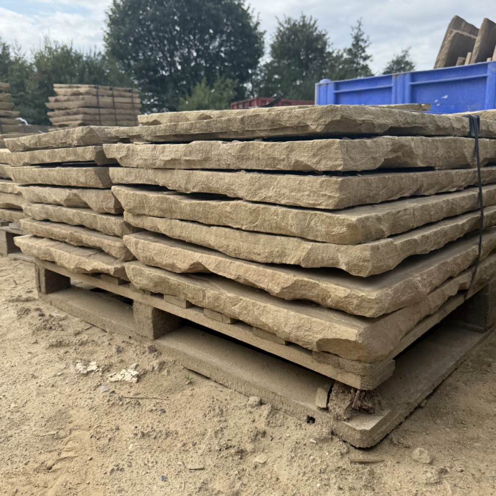 New & Repro New: Yorkshire Stone Riven Paving Flags- SalvoWEB UK