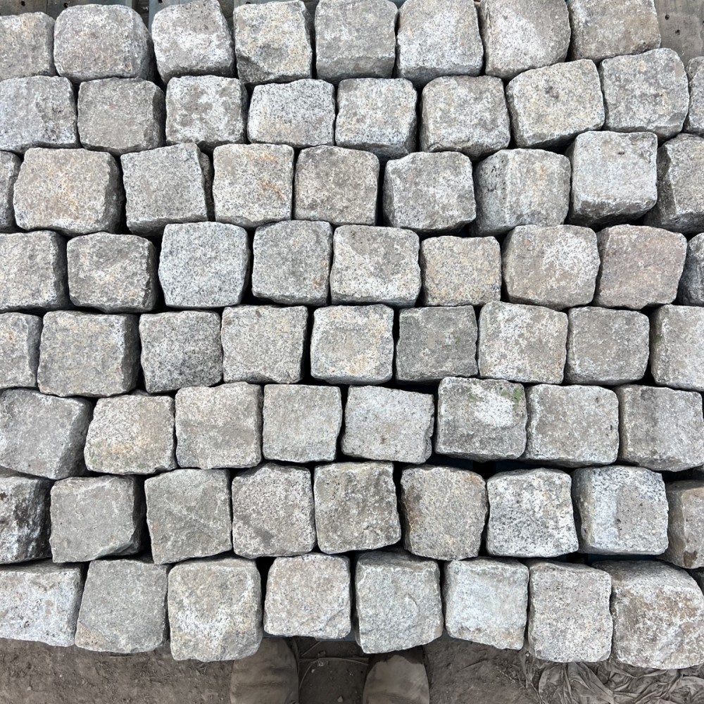 Antique & Reclaimed Reclaimed Granite 4" x 4" London Street Cobbles ...