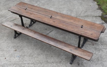 Antique & Reclaimed victorian gothic metamorphic chapel bench tables ...