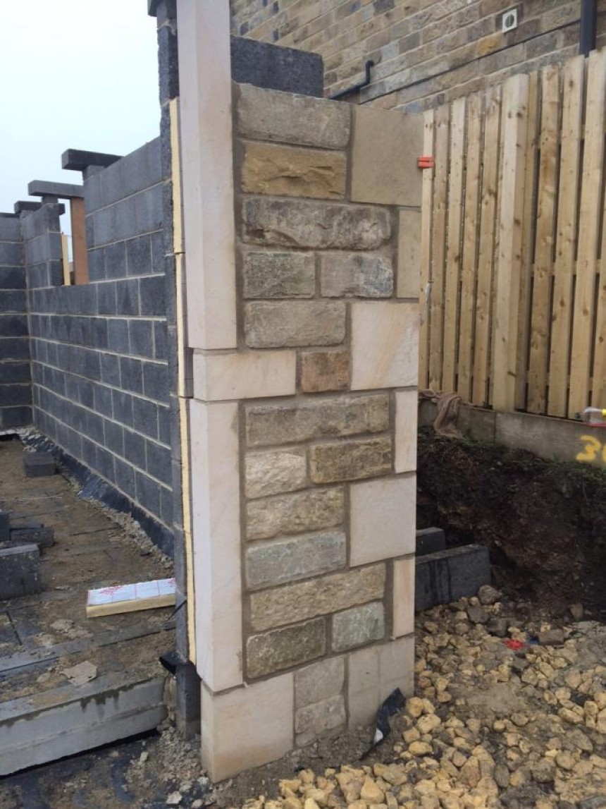 Antique & Reclaimed Reclaimed 140 mm Yorkshire Wall Stone- SalvoWEB UK
