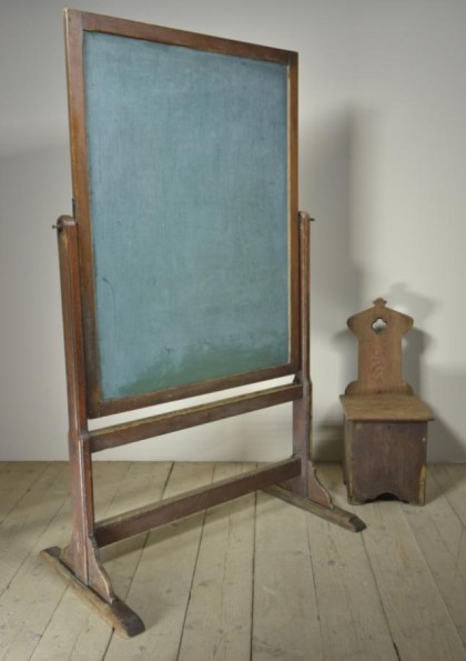 Antique & Reclaimed antque victorian school blackboard- SalvoWEB UK