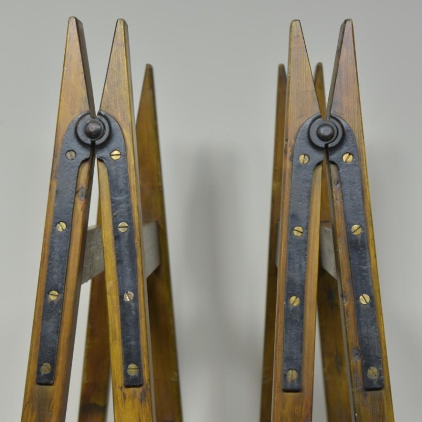 Antique & Reclaimed old decorators trestles- SalvoWEB UK