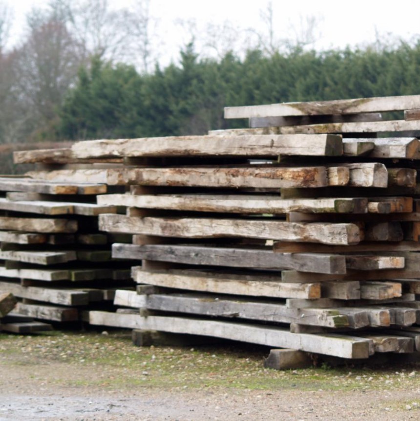Antique & Reclaimed Solives anciennes chêne - Antique French oak joists ...