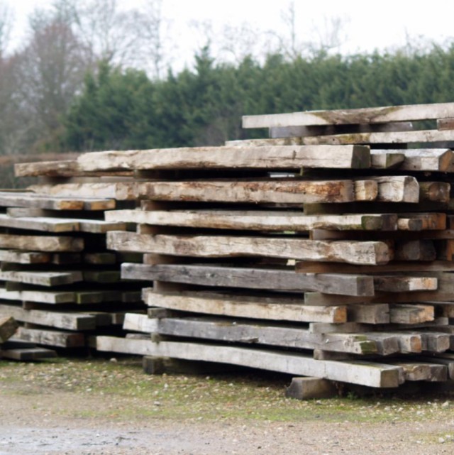 Antique & Reclaimed Solives anciennes chêne - Antique French oak joists ...